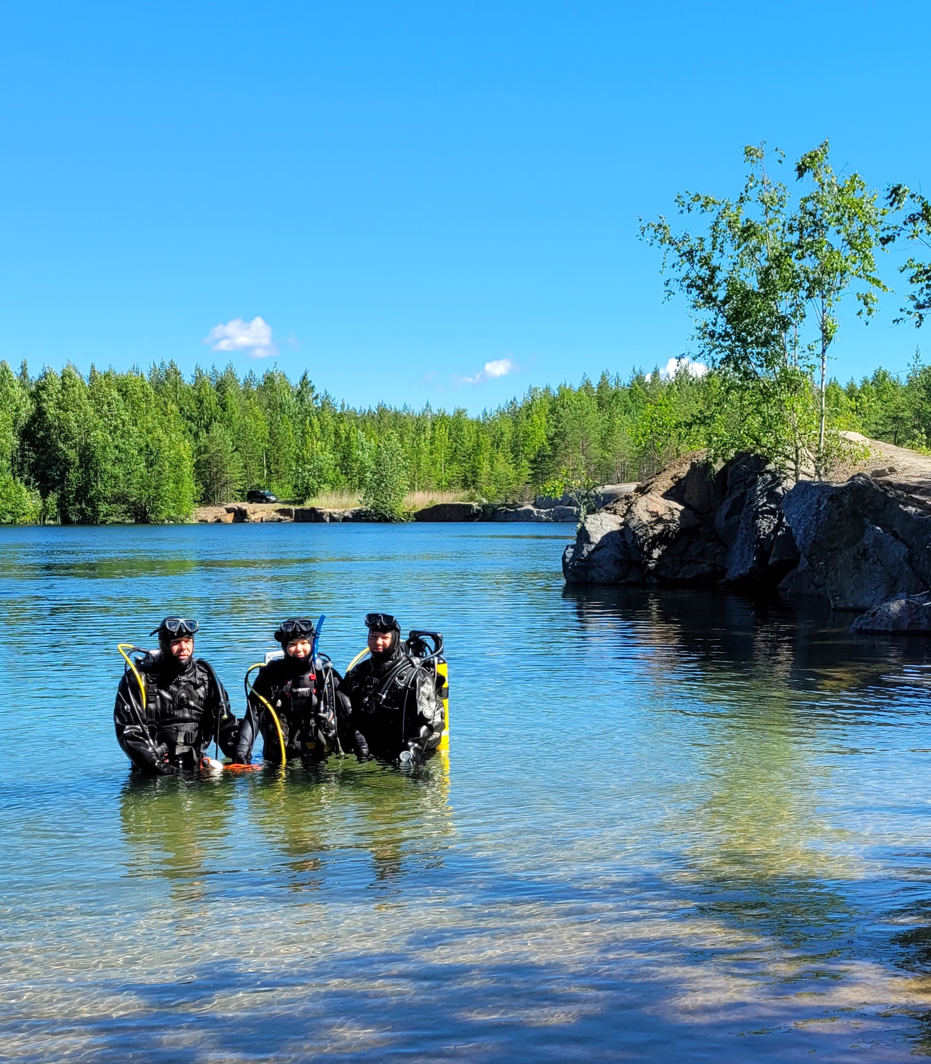 Kurssisukelluksia Kunissa – Urheilusukelluskerho Delfin ry